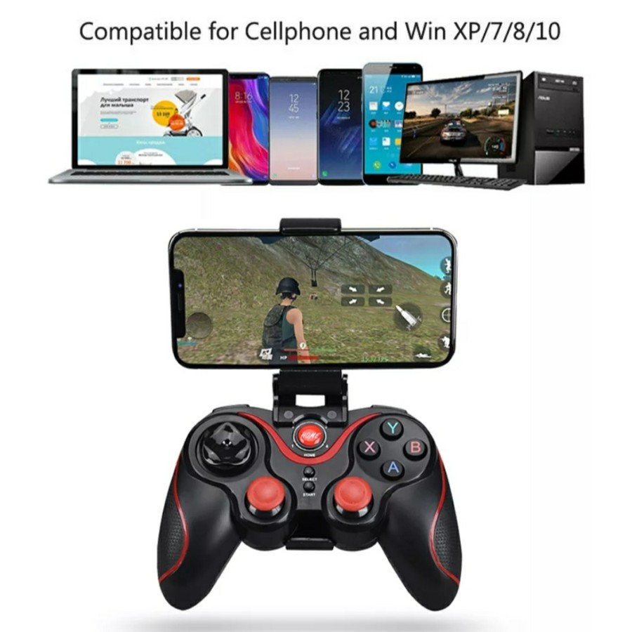 Jual X3 Stick Stik Gamepad Joystick Wireless USB Bluetooth untuk HP TV ...