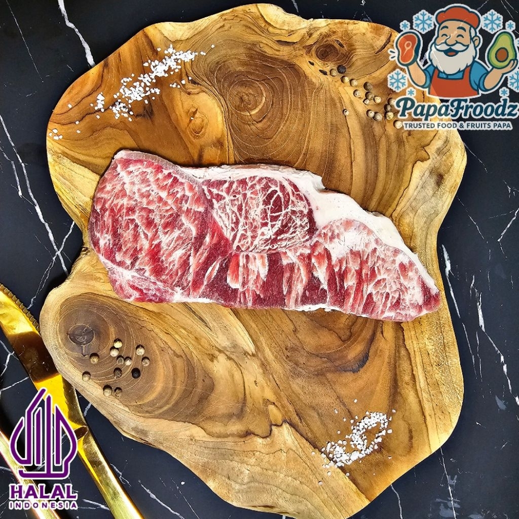 Jual Beef Wagyu Sirloin Meltique Steak 200gr Wagyu Sirloin Meltik Beef ...