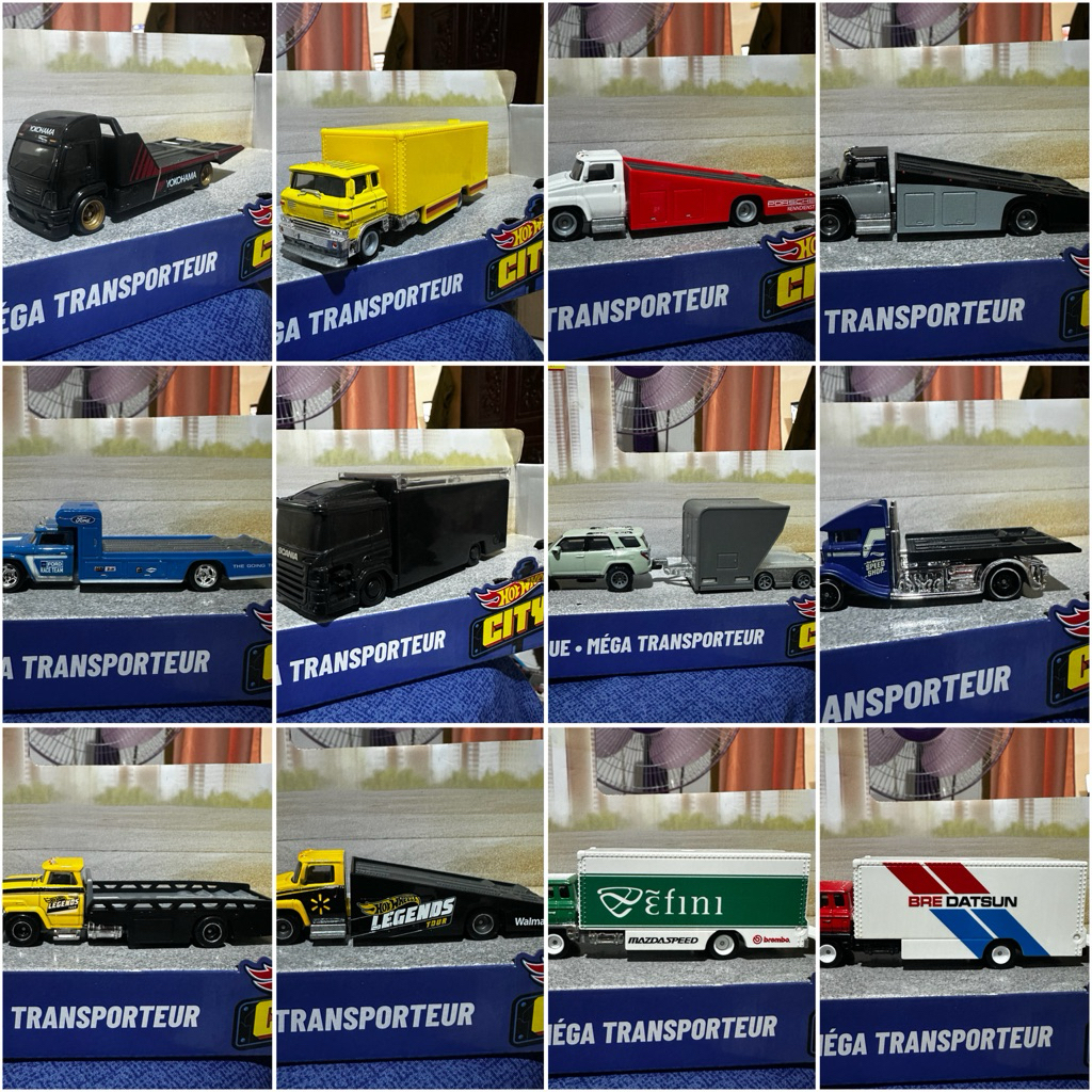 Jual Hot Wheels Towing Team Transport Premium Aero Lift Sakura Sprinter ...