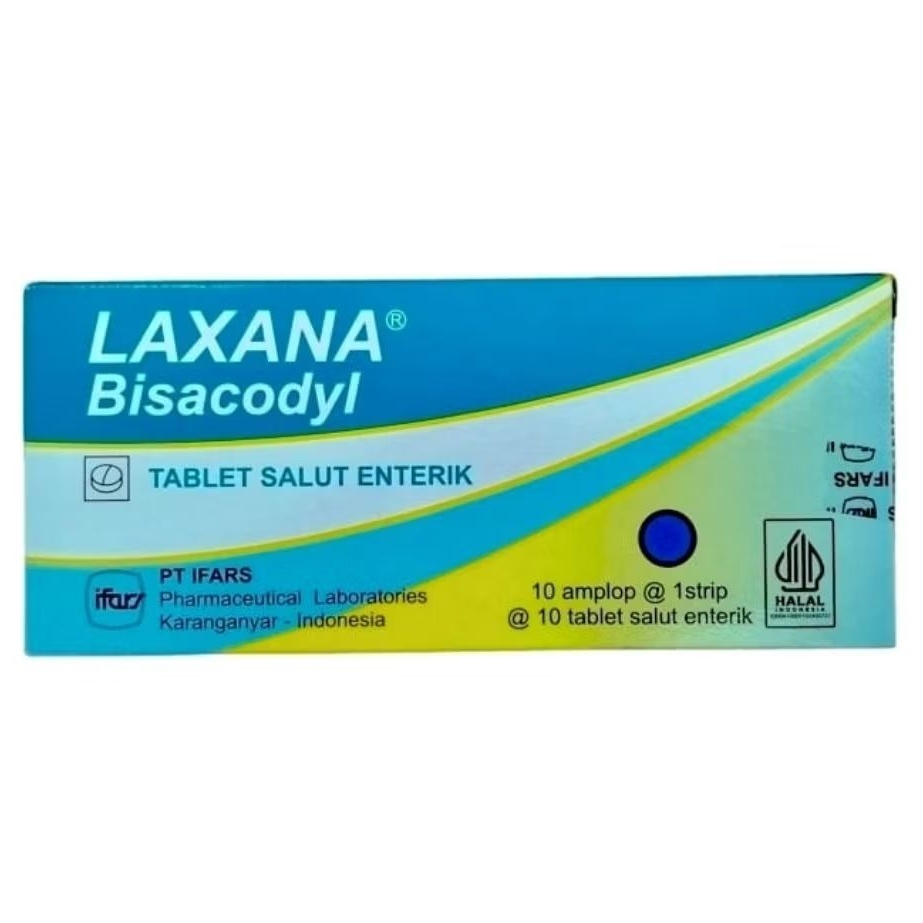 Jual LAXANA Tablet Salut Enterik - Bisacodyl 5mg (100's /Dus) | Shopee ...