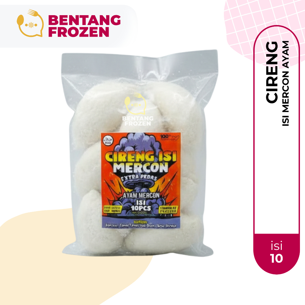 Jual Cireng Mercon Ayam Extra Pedas isi 10 | Shopee Indonesia