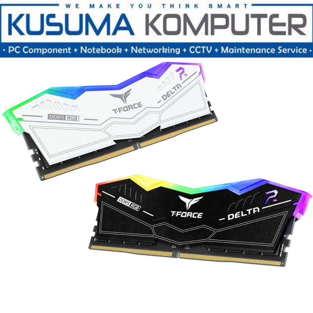 Jual TEAM DELTA RGB DDR5 32GB 16x2 6000MHz DESKTOP MEMORY | Shopee ...