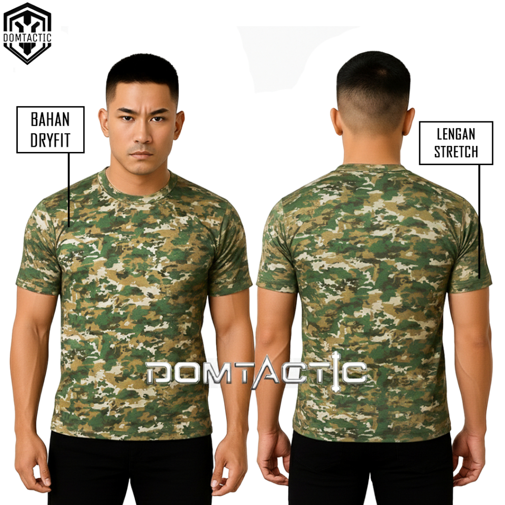 Jual Kaos Loreng TNI Dryfit Sage Green - Baju PDL Loreng TNI AD Sage ...