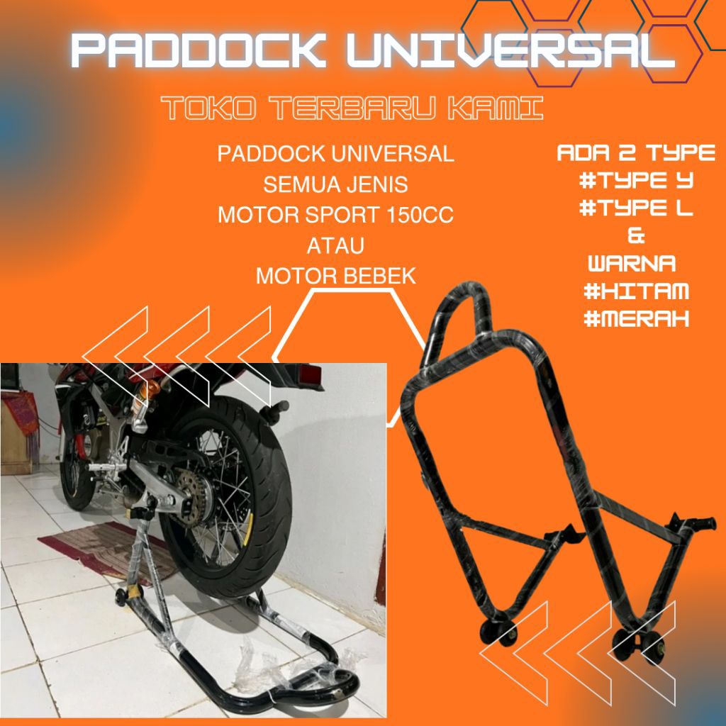 Jual Standar Paddock Pedok universal motor ninja RR R15, Vixion, CBR ...