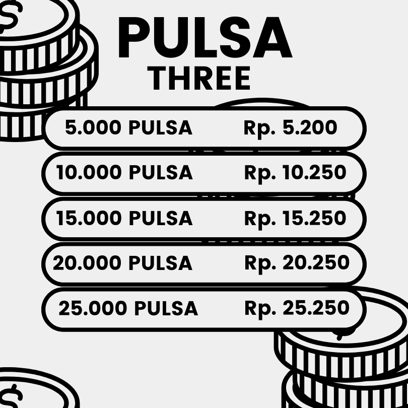 Jual Pulsa Transfer TRI 5k-30k termurah | Shopee Indonesia