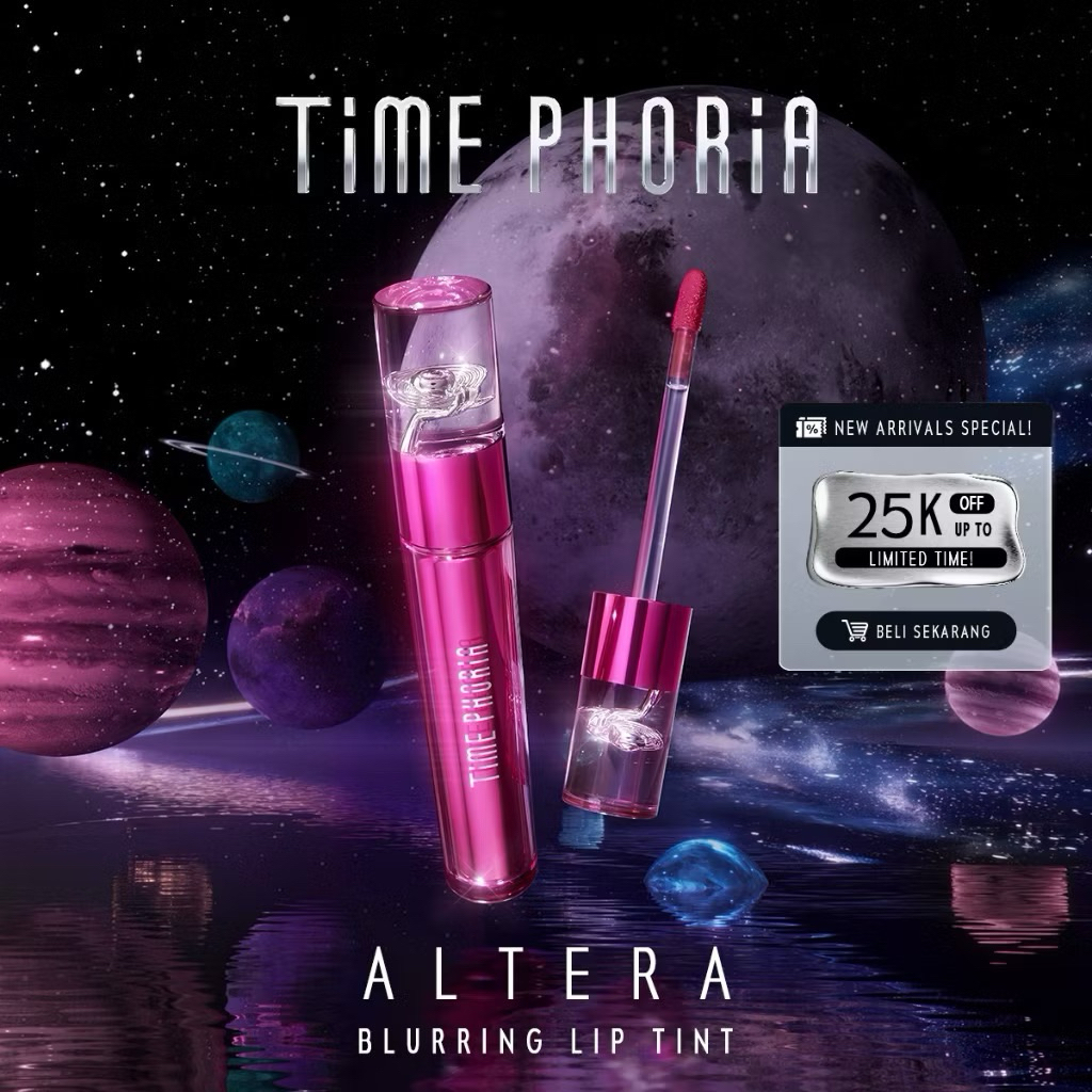 Jual NEW LAUNCH | TIME PHORIA -Altera Blurring Lip Tint Blurs Lip Lines ...