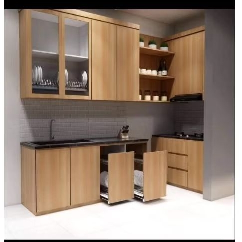Jual kichen set minimalis/lemari dapur /kichen shet. hpl/kichen set ...