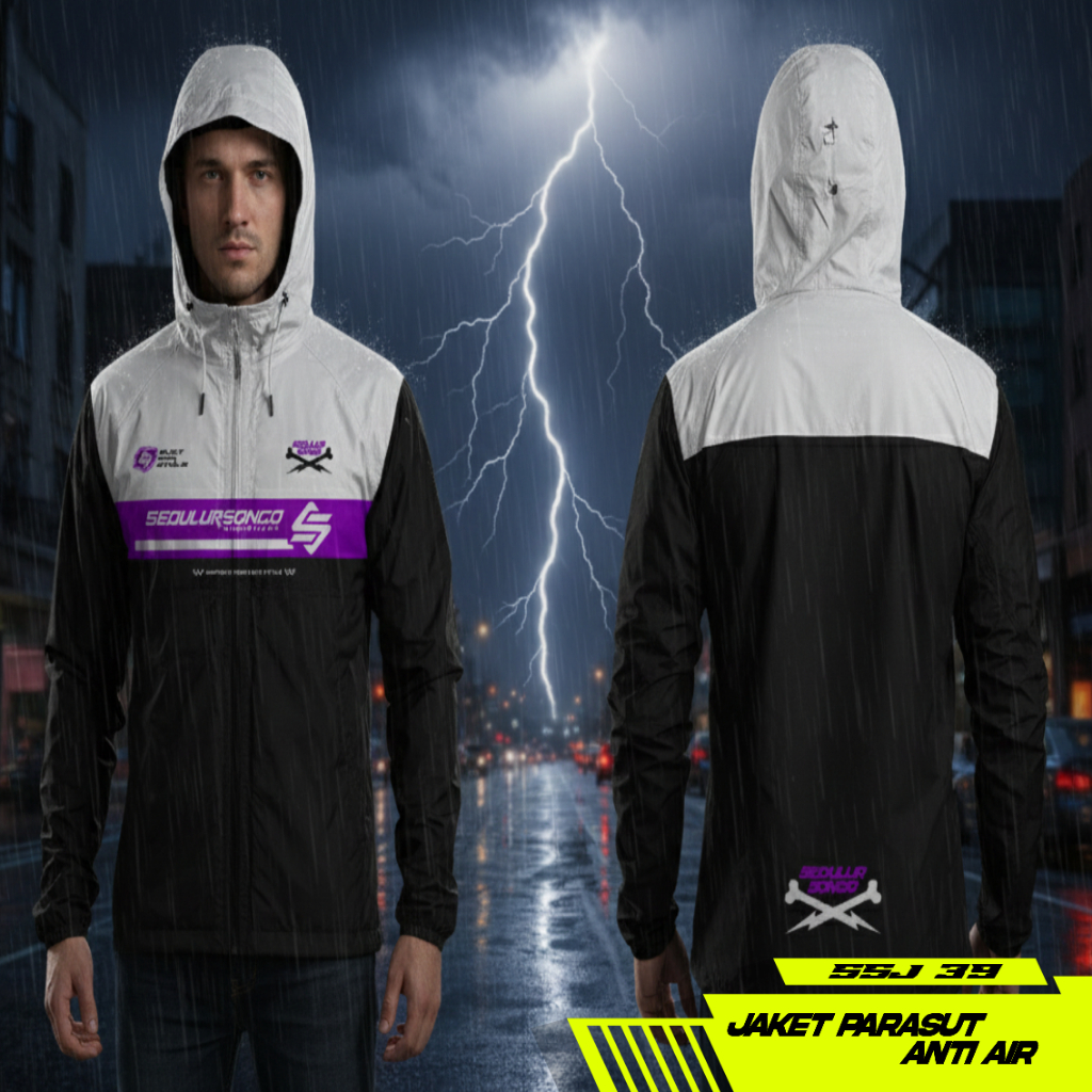 Jual Jaket Parasut Full Print Satuan | Motif Modern Kekinian | Anti ...