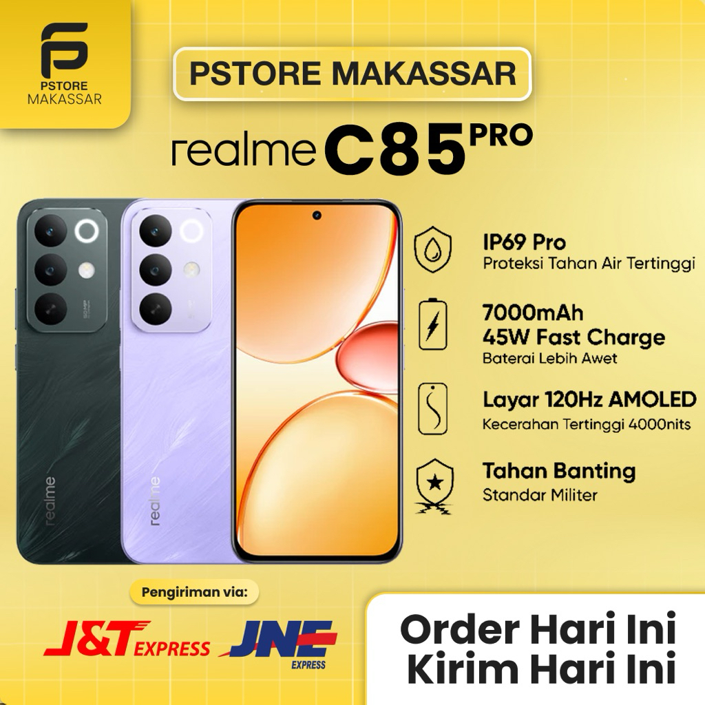 Jual [ NEW ] realme C85 Pro 8/128GB 8/256GB 4000nit Ultra Bright AMOLED ...