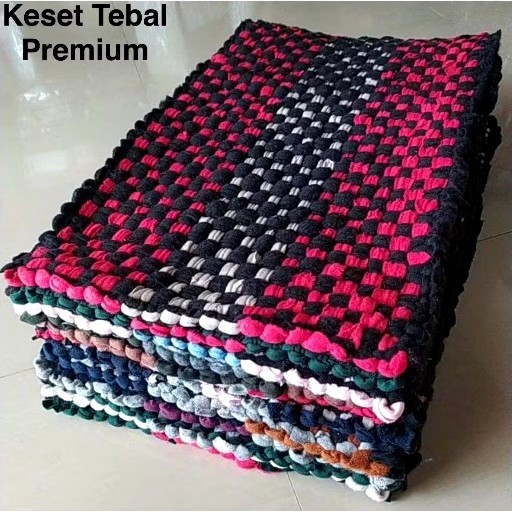 Jual Keset Anyam Keset Kaki Anti Slip Bahan Tebal Serap Air | Shopee ...