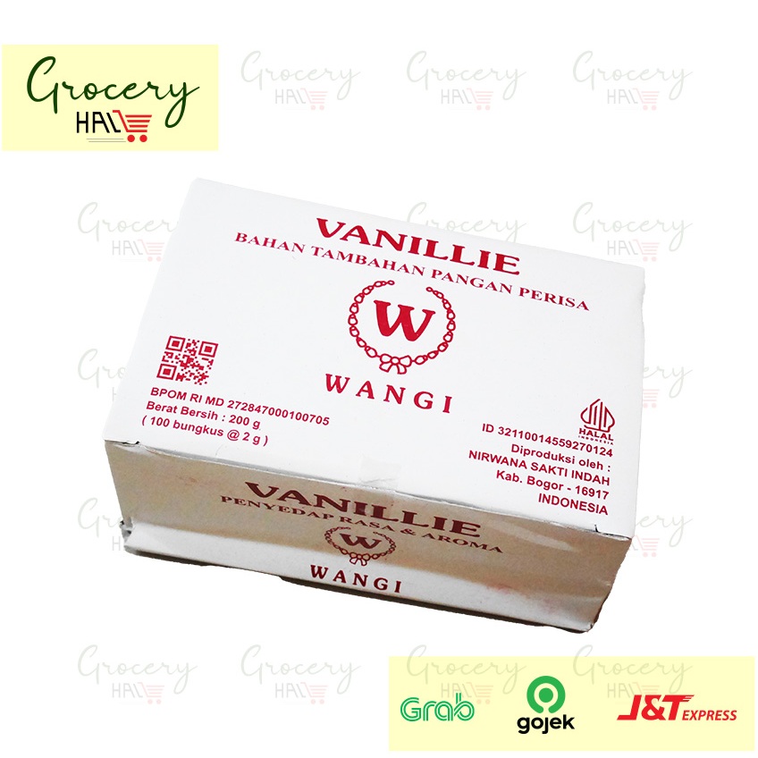 Jual VANILI BUBUK WANGI "W" 2 GRAM BOX - 1 BOX ISI 100 SACHET | Shopee ...