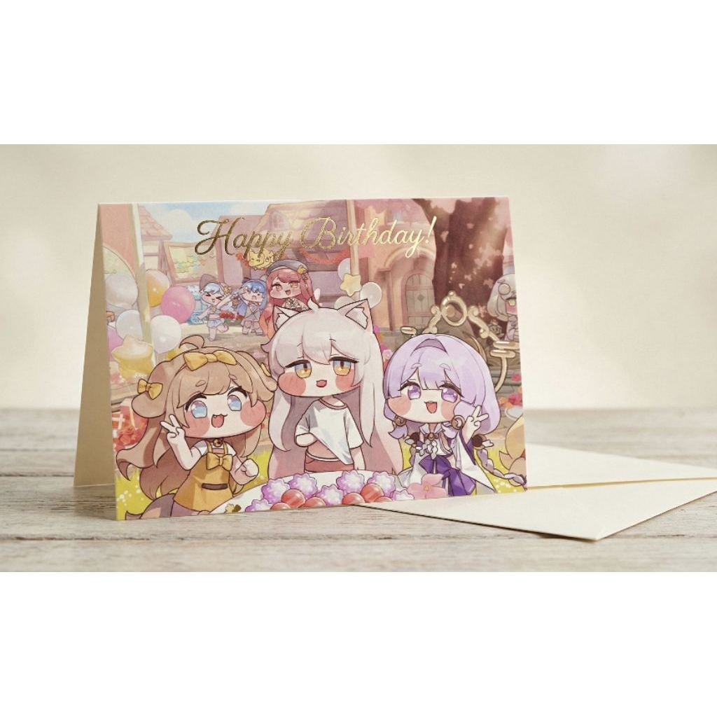 Jual Kartu Ulang Tahun Trickcal Chibi Go Desain Chibi Lucu, Unik ...