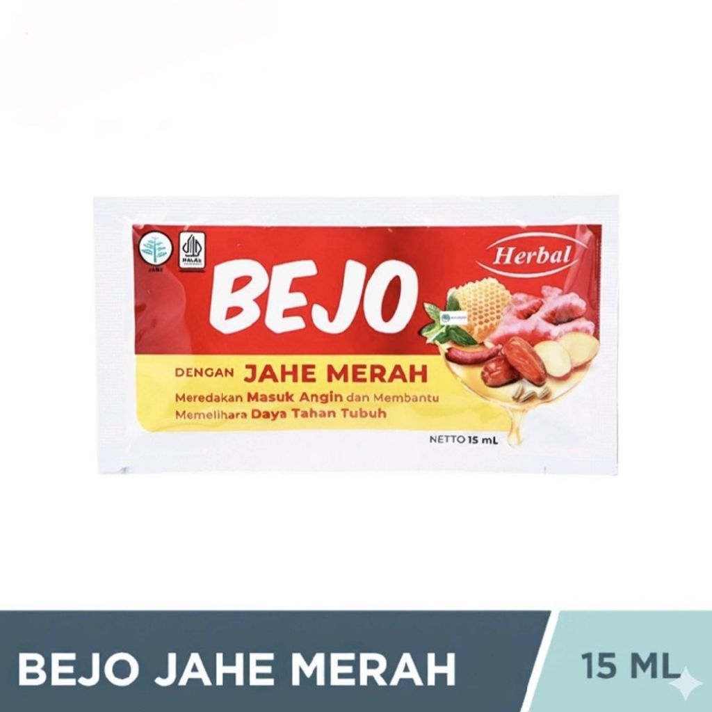 Jual (DIX Jogja) BEJO JAHE MERAH BINTANG TOEDJO SACHETS 15ML JAMU ...