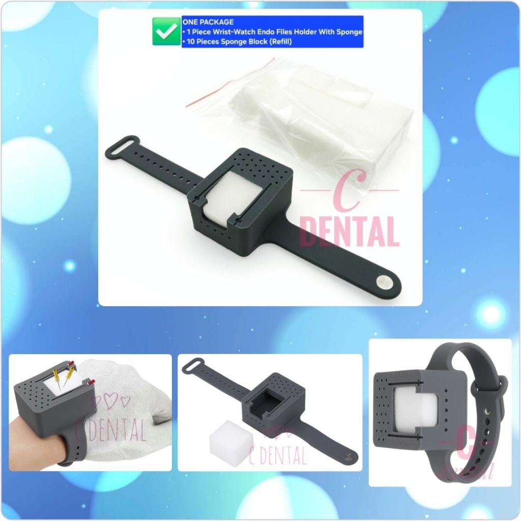 Jual Dental Endo Hand-Wrist Files Holder With Measuring Ruler (Free ...