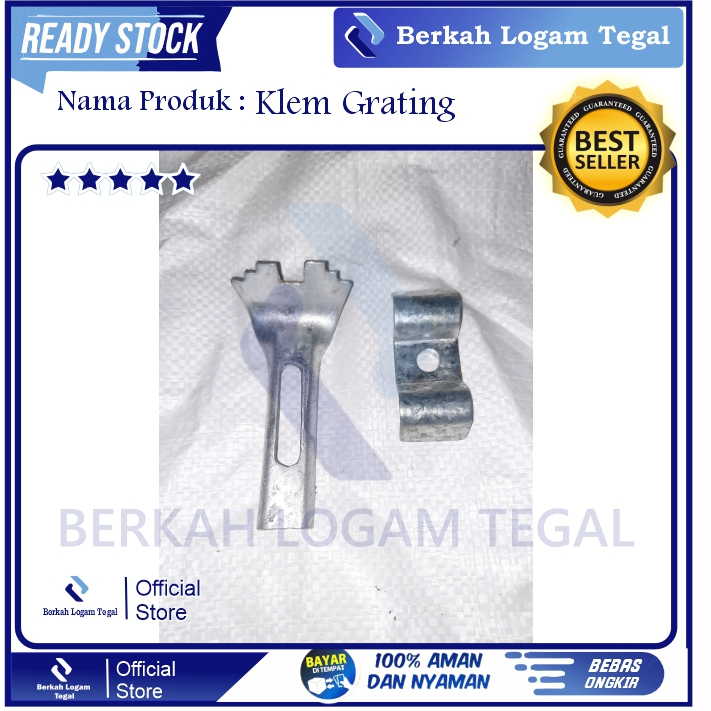 Jual Klem Grating / Clem Grating Type A/B Plus Baud Mur M-8x70 Galvanis ...