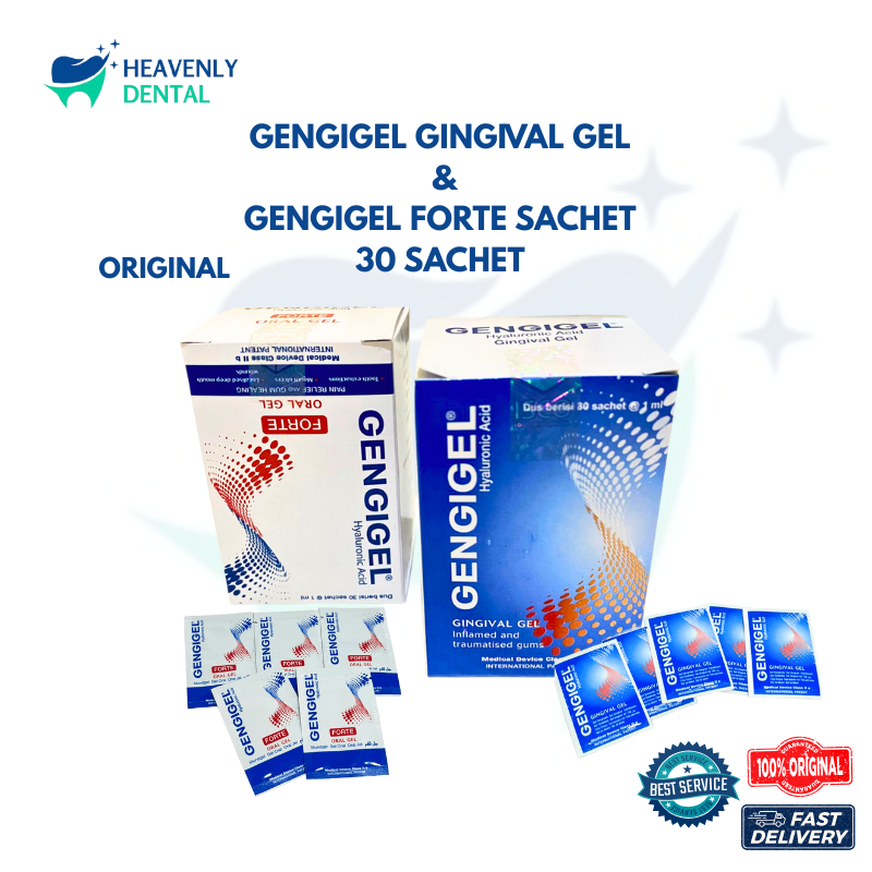 Jual Gengigel Gel Sachet 1 Box 30 Sachet Untuk Luka Cabut Gigi Radang ...