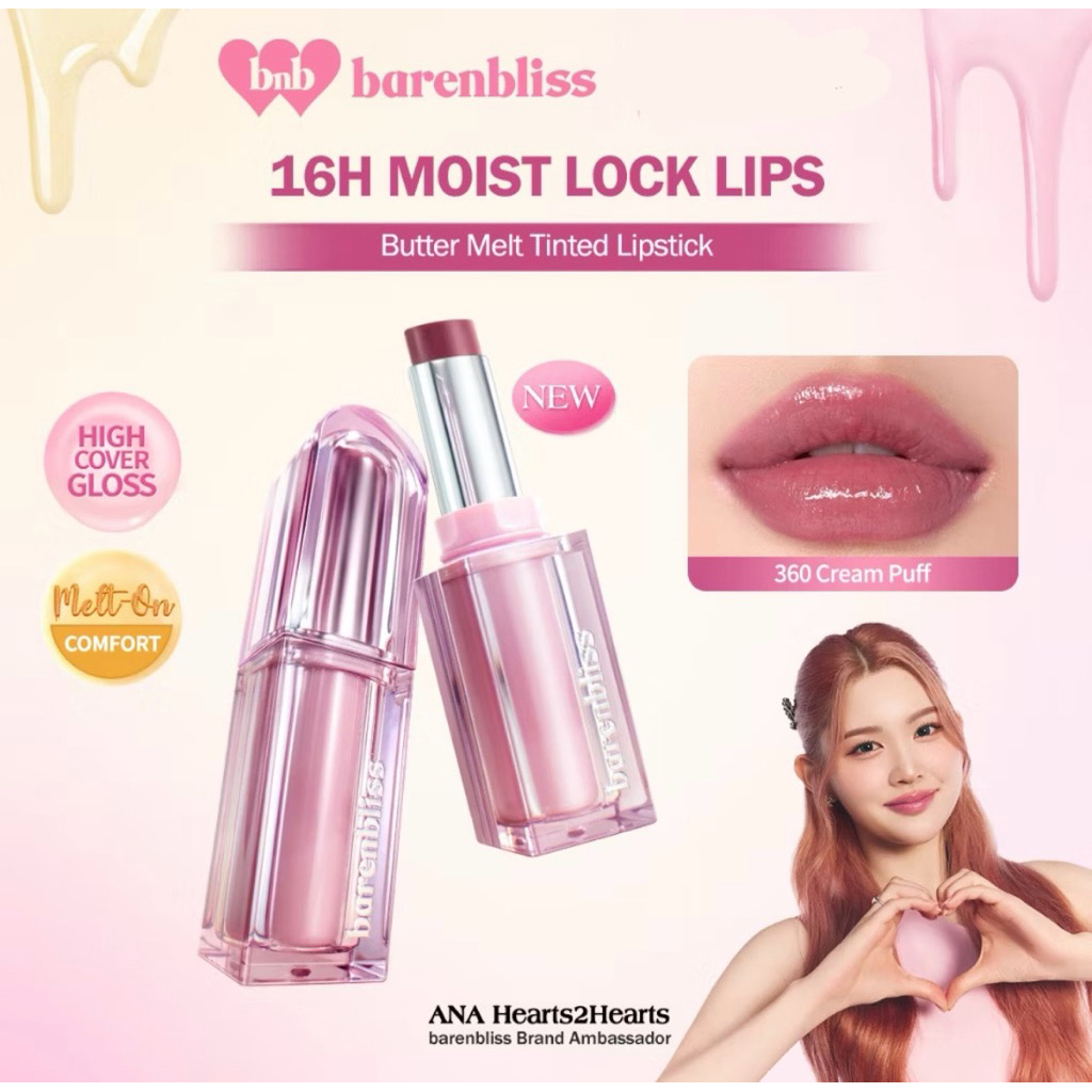 Jual [NEW] BNB barenbliss Butter Melt Tinted Lipstick 2.7g Pelembab ...