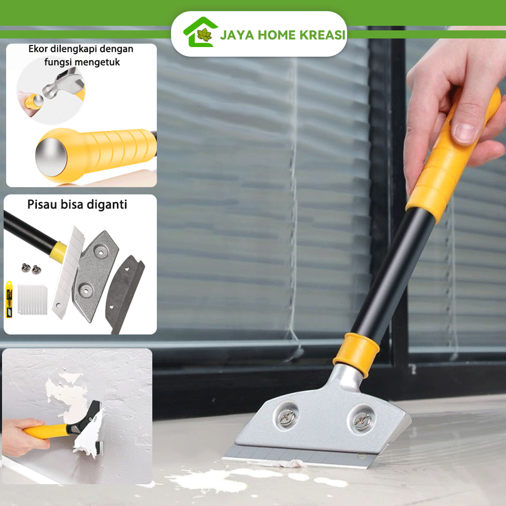 Jual Pengikis pembersih sealant pisau pembersih cat kaca dinding gagang ...
