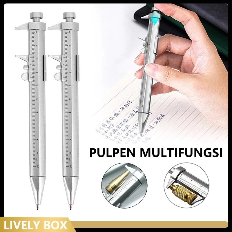 Jual Pulpen Jangka Sorong Jangka Ukur Pulpen 2IN1 Jangka Alat Pengukur ...