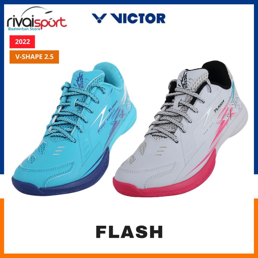 Jual Clearance Sale Sepatu Badminton Victor Flash | Shopee Indonesia