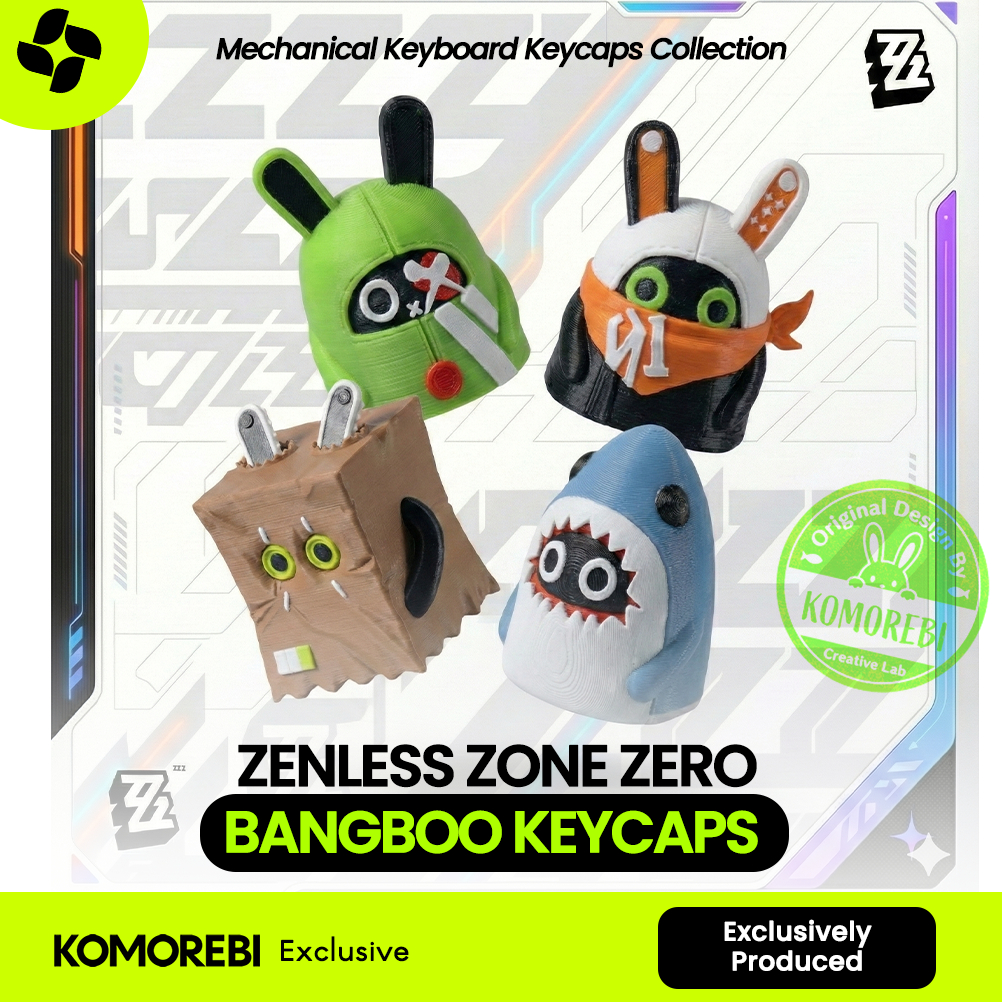 Jual Keycaps Artisan ZZZ Zenless Zone Zero Bangboo Custom Keyboard ...