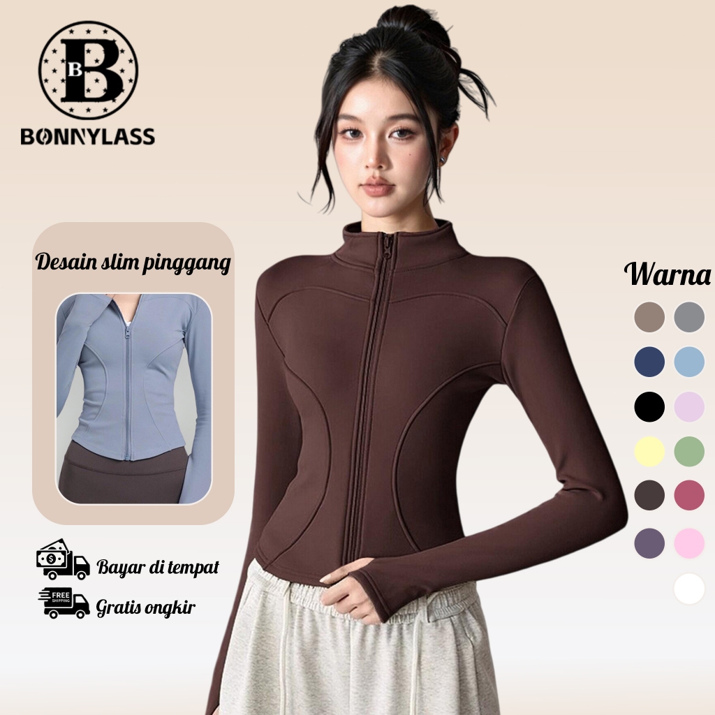 Jual Wanita Jaket Sport | Bahan Es Silk Breathable, UPF50+ Anti UV ...
