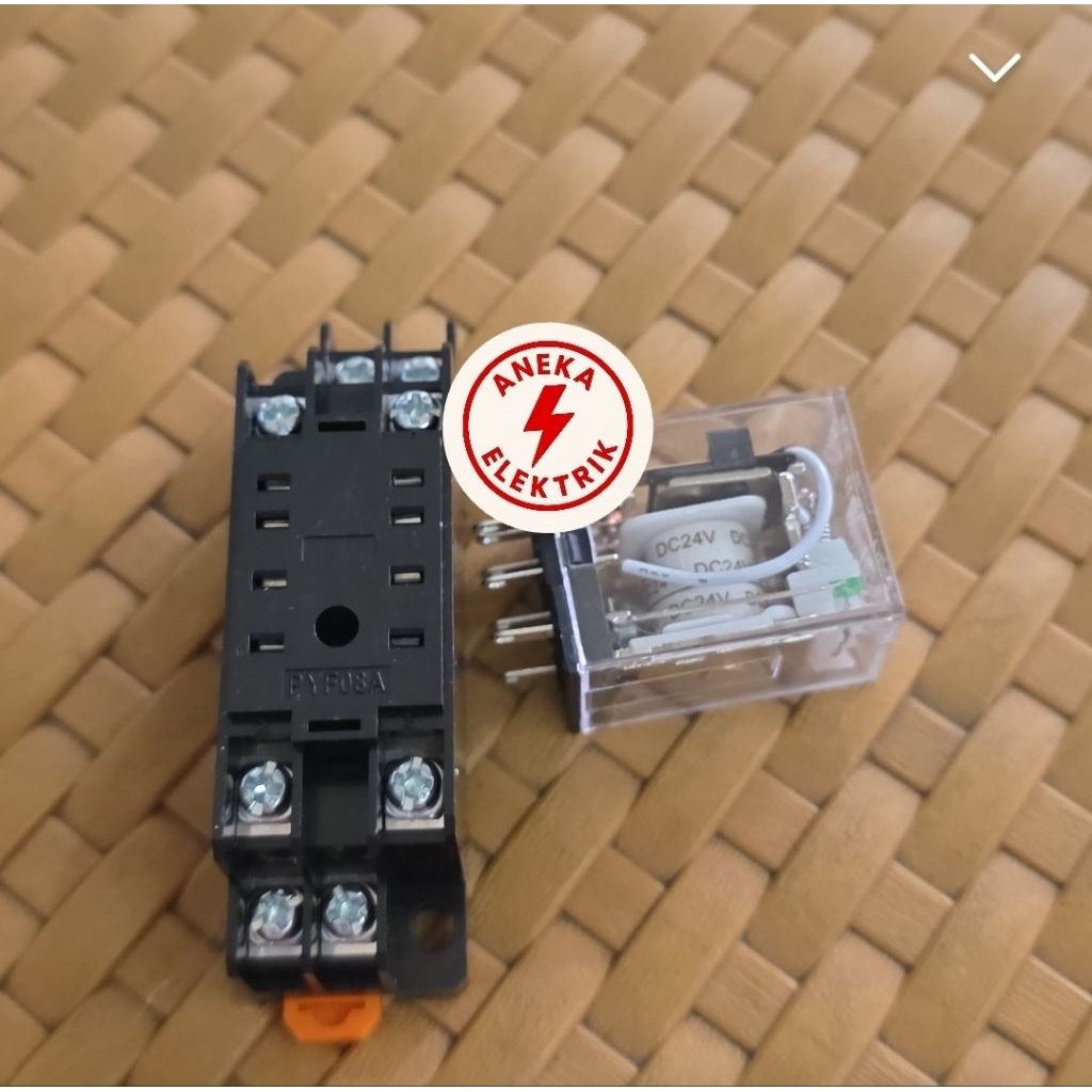 Jual Relay MY2N 24VDC + Socket 8 pin / MY2 24VDC | Shopee Indonesia