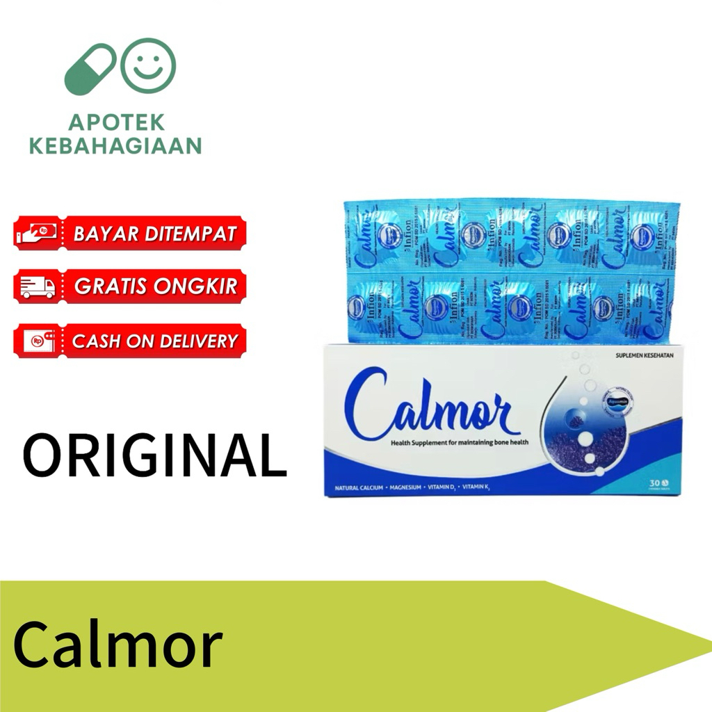 Jual Calmor Box Isi 30 Tablet Suplemen Kesehatan | Shopee Indonesia
