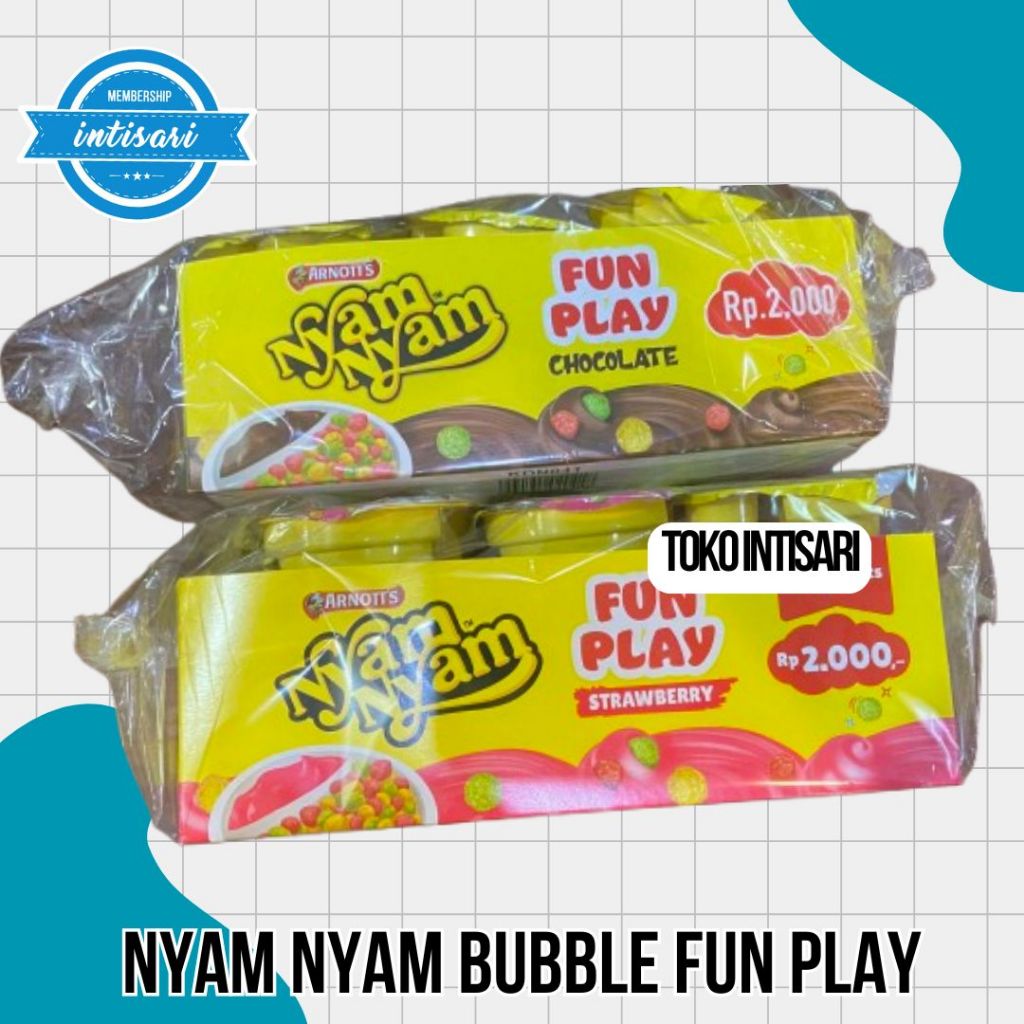 Jual Nyam Nyam Bubble Puff Fun Play 11gr ISI 12 PCS ( PACK ) | Shopee ...