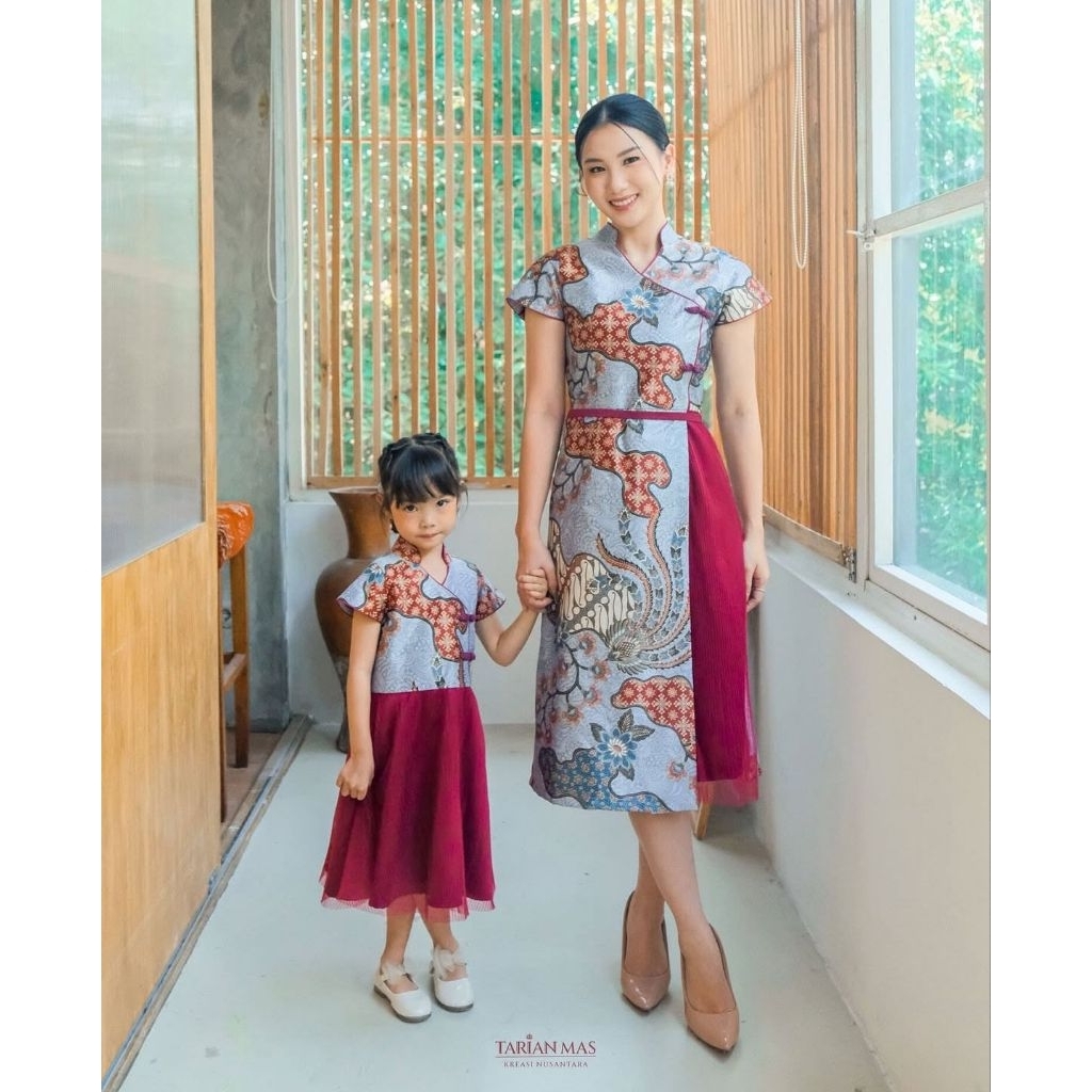 Jual HM-04 Dress Batik Modern By Tarian Mas | Shopee Indonesia