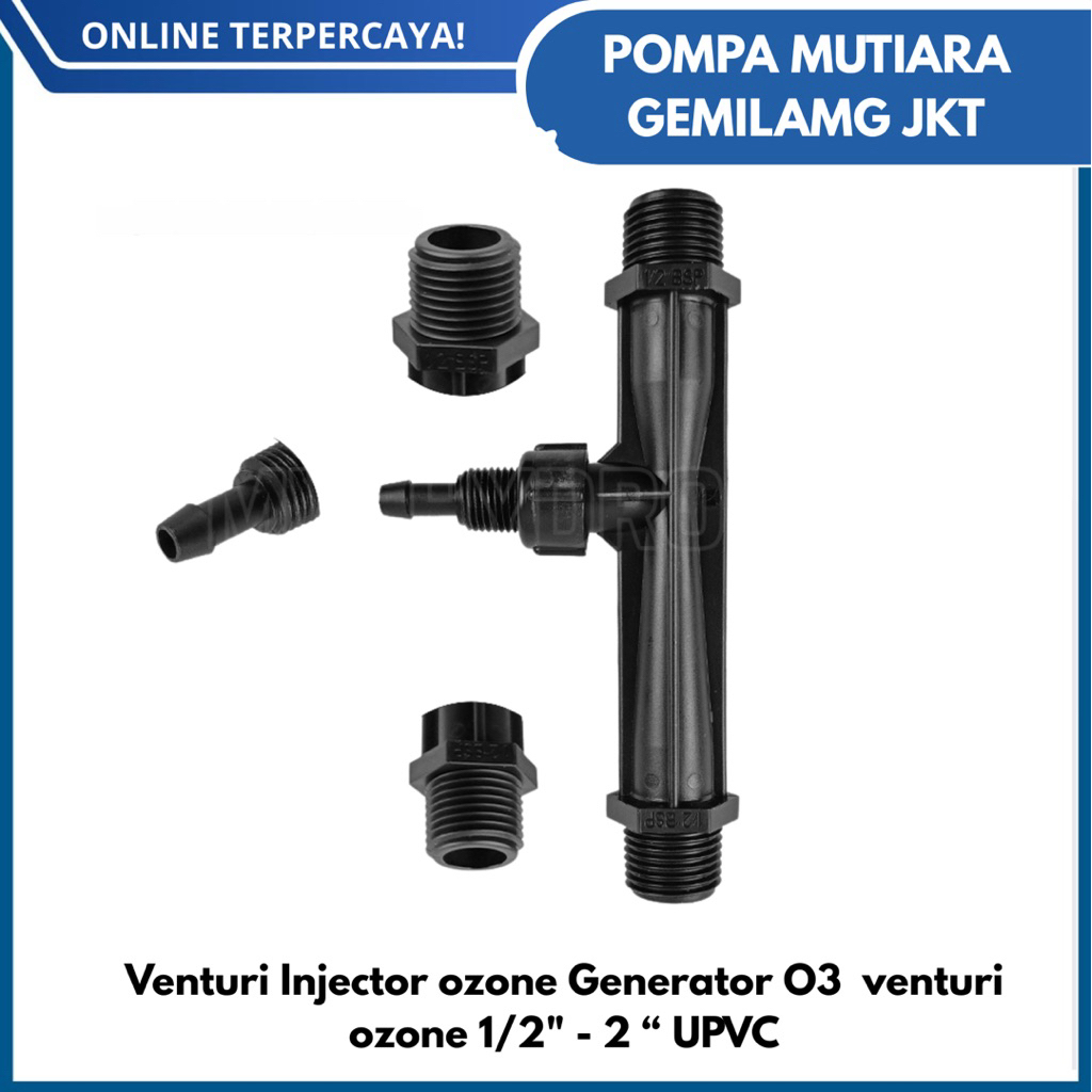 Jual Venturi Injector ozone Generator O3 1/2 inch venturi ozone 1/2 ...