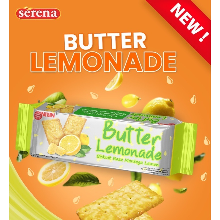 Jual Nissin Butter Lemonade Biskuit Segar 200gr | Shopee Indonesia