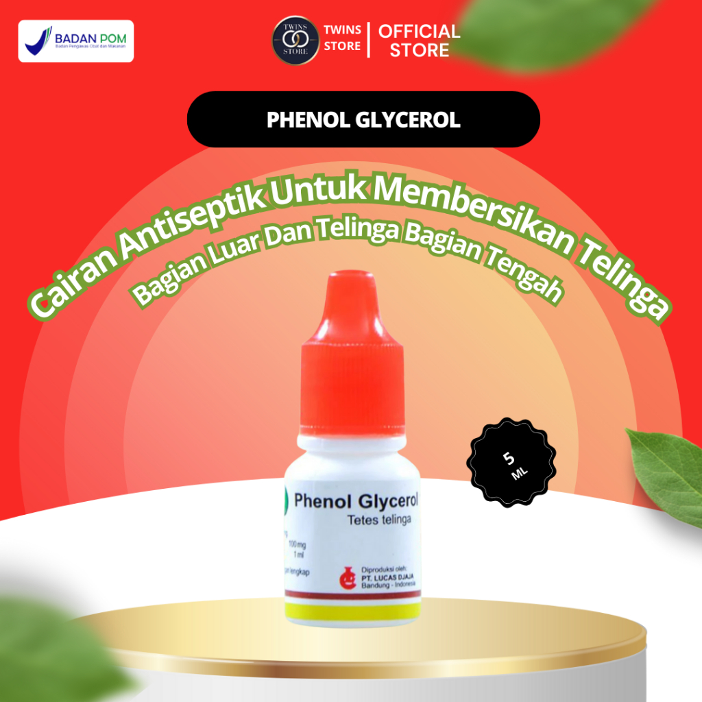 Jual Phenol Glycerol 5ML Obat Tetes Sakit Telinga Infeksi Kuping ...