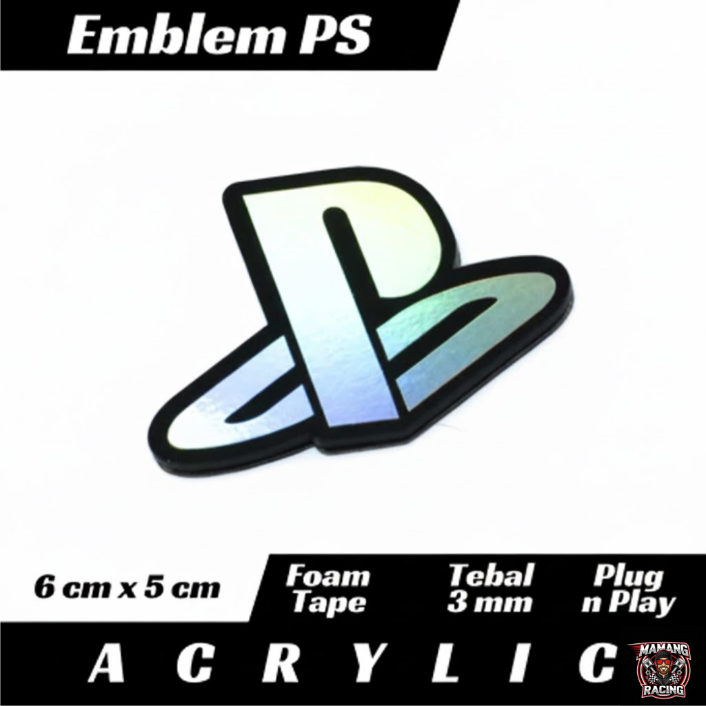 Jual Emblem Motor PS PLAYSTATION Logo Bahan Akrilik Hologram | Shopee ...