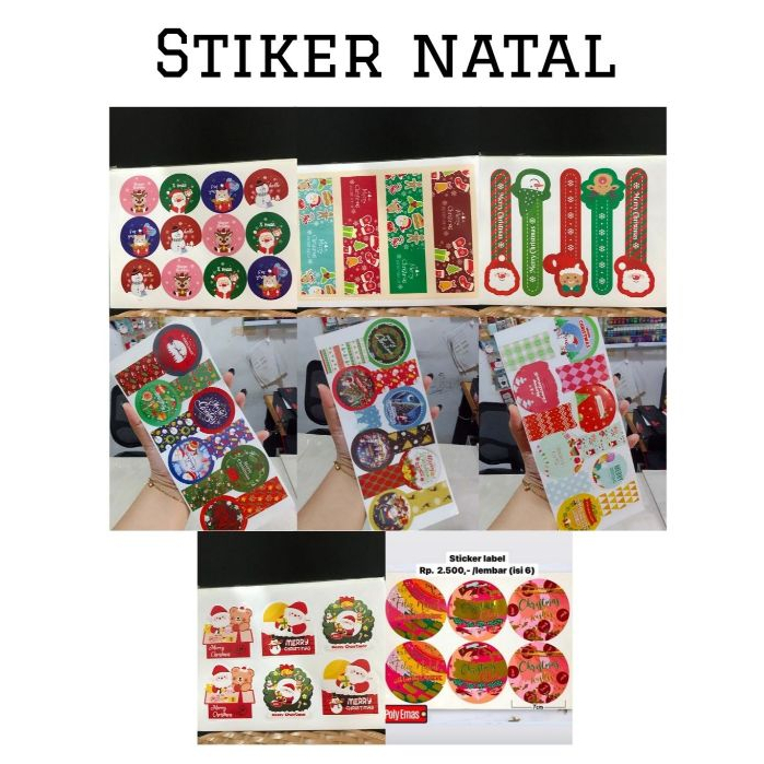Jual STIKER NATAL / TEMPELAN NATAL | Shopee Indonesia