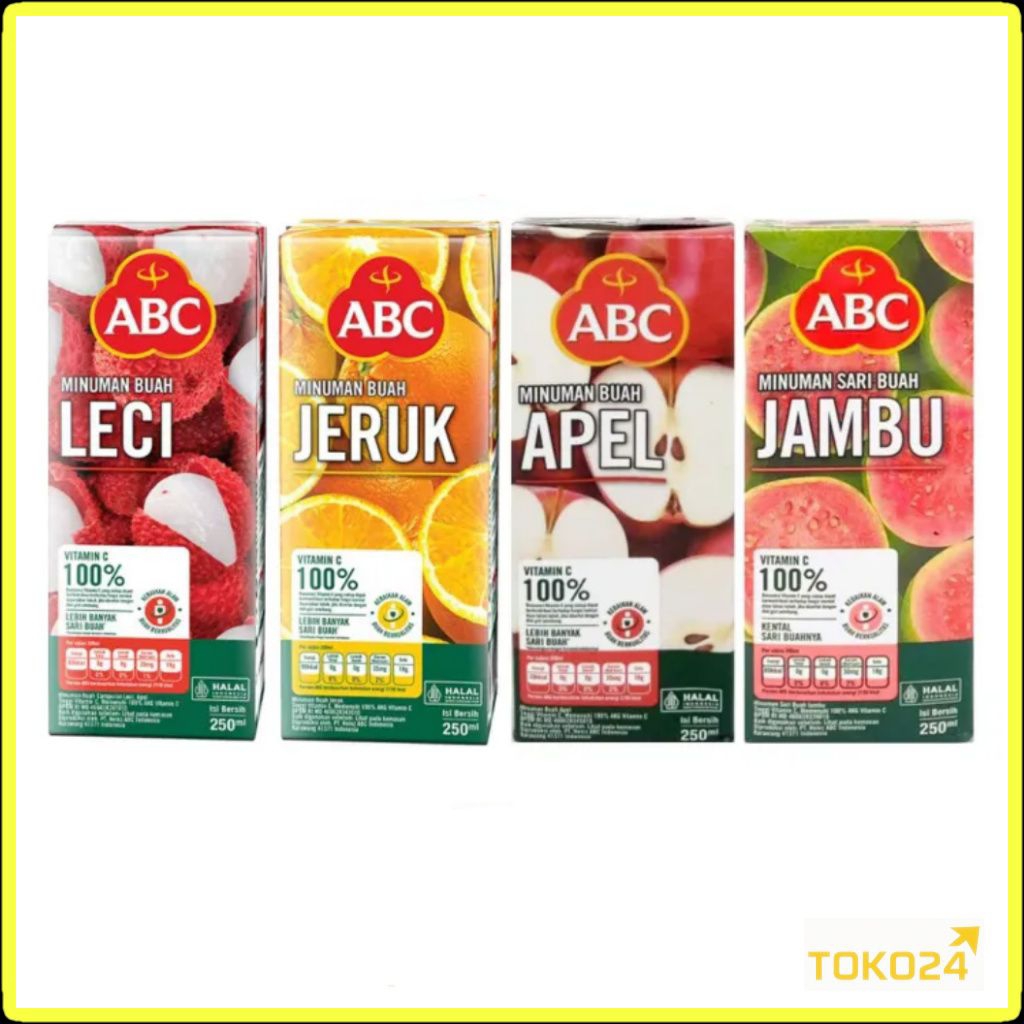 Jual ABC Minuman Sari Buah 250 ml 1 Dus isi 24 | Shopee Indonesia