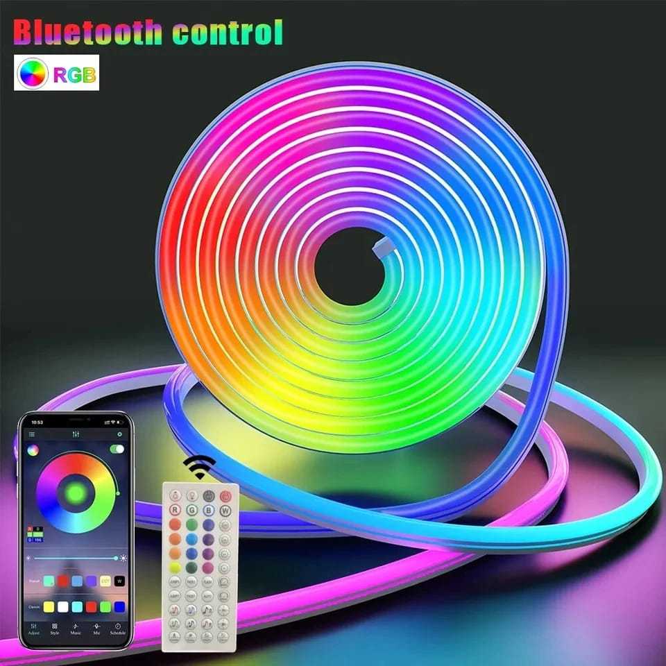 Jual PAKET LED NEON FLEX RGB RUNNING 5M 10M DC 12V/24V SENSOR SUARA ...