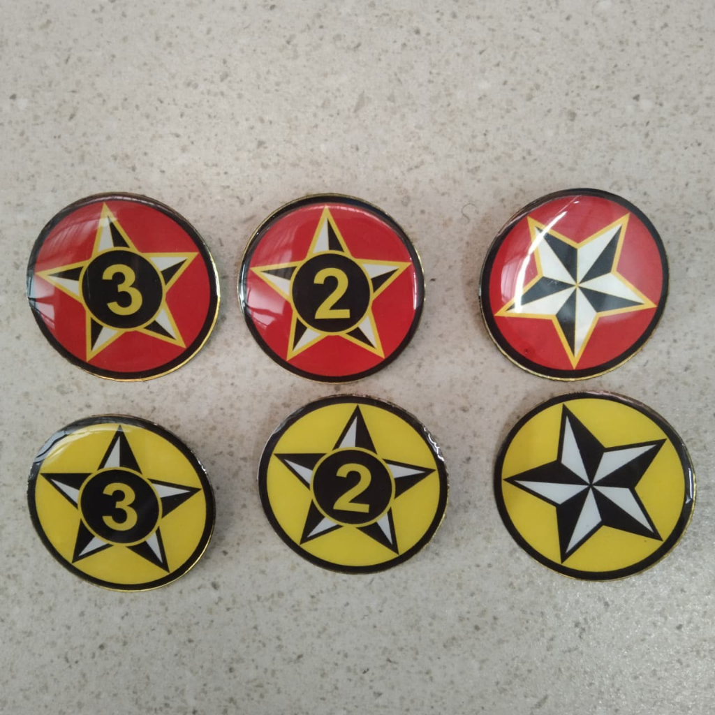 Jual PIN bintang tahunan pramuka penggalang penegak bijian | Shopee ...
