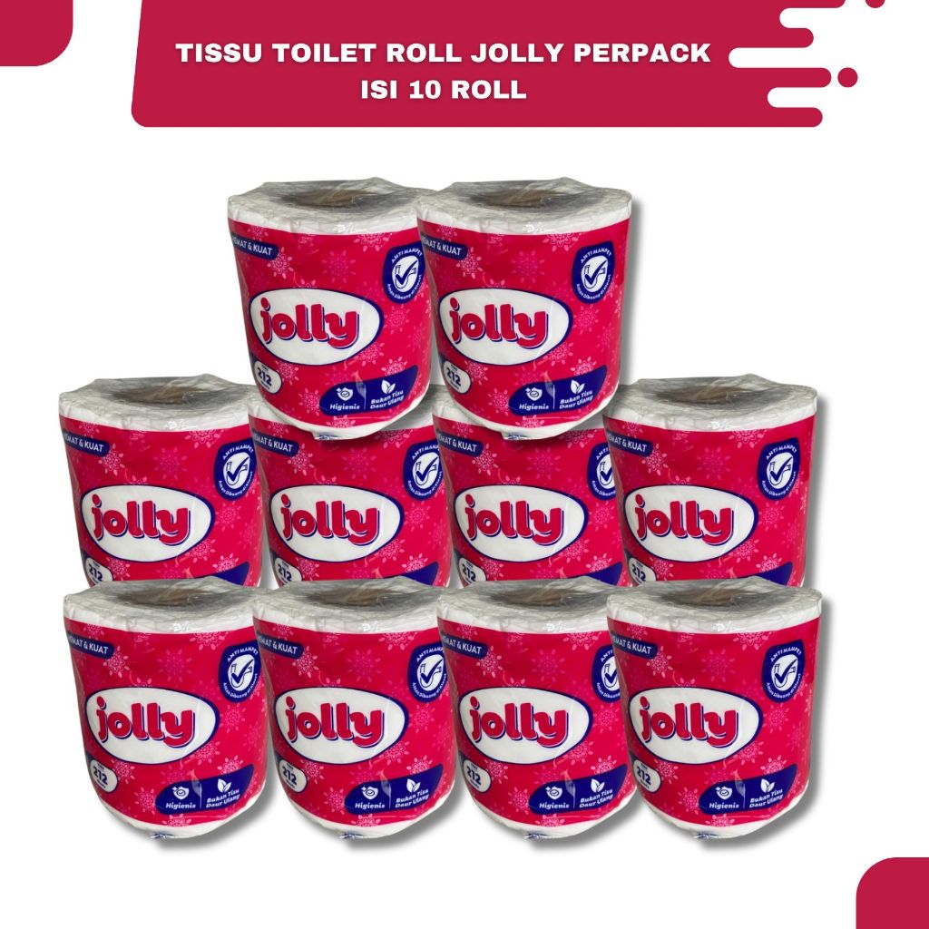 Jual TISU JOLLY ROLL ISI 10 ROLL 1 TENTENG | Shopee Indonesia