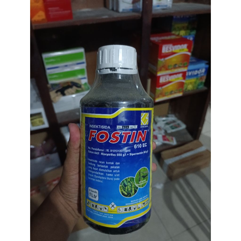 Jual Insektisida Fostin 1 liter | Pembasmi Ulat Grayak, Penggerek ...