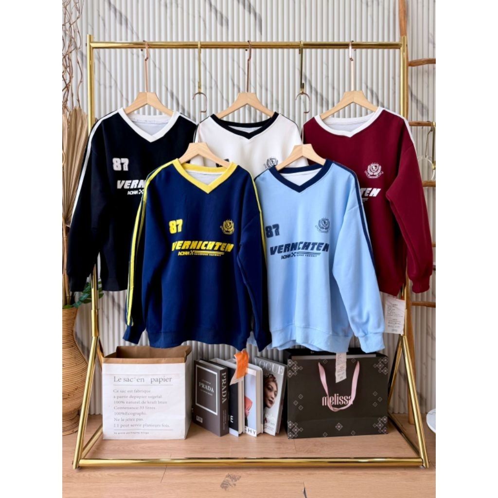 Jual bkk sweater angka | Shopee Indonesia