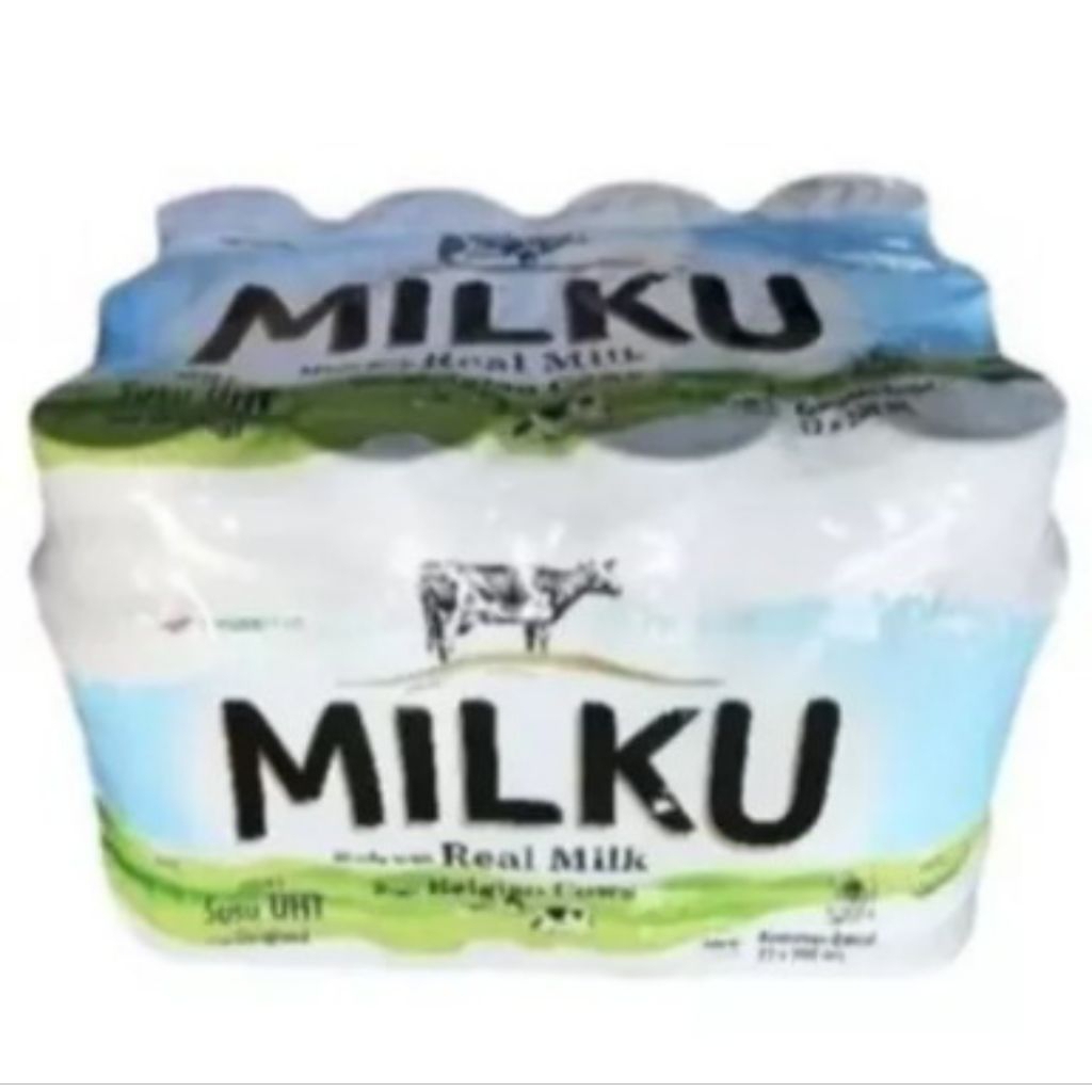 Jual MILKU SUSU COKELAT STRAWBERRY ORIGINAL 1 KARTON ISI 12 BOTOL ...