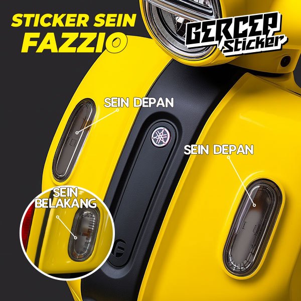 Jual Stiker Lampu Sein Fazzio | Stiker Pelindung Lampu Sein Fazzio ...