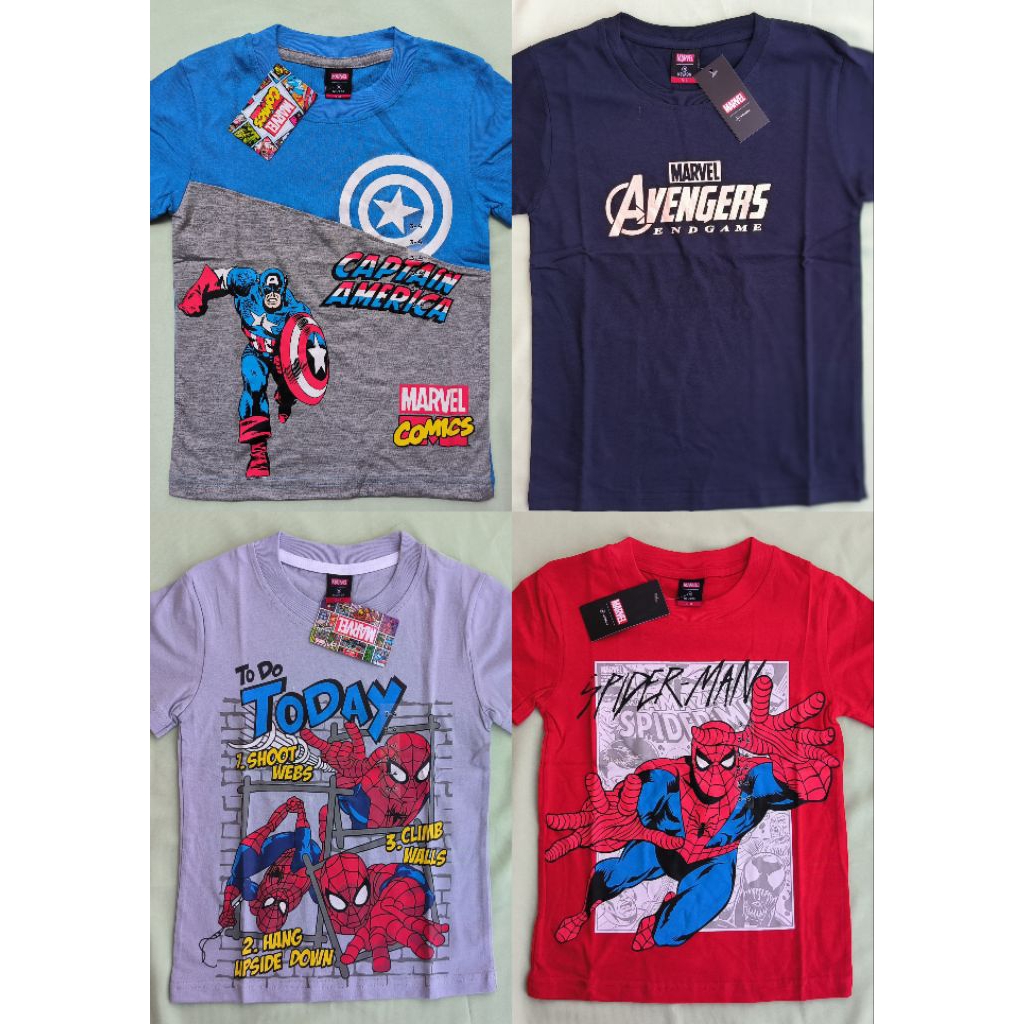 Jual Marvel baju anak laki laki baju Kids junior kaos anak cowok baju ...