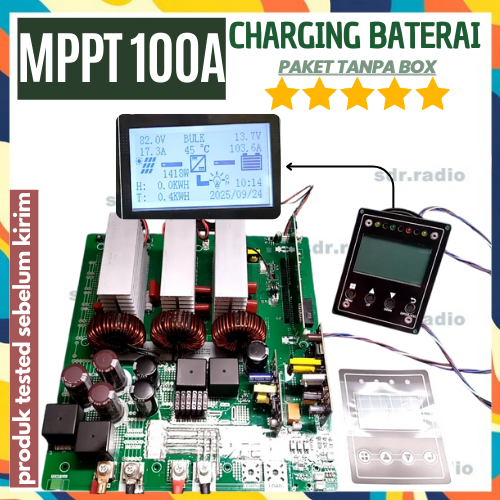 Jual Charging Battery SCC MPPT rating 100a 100 amper rack mount mppt ...