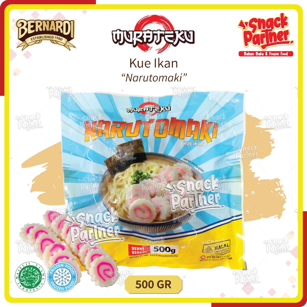 Jual MURATEKU NARUTOMAKI 500 GR by BERNARDI - Topping Ramen Mi Mie Soba ...