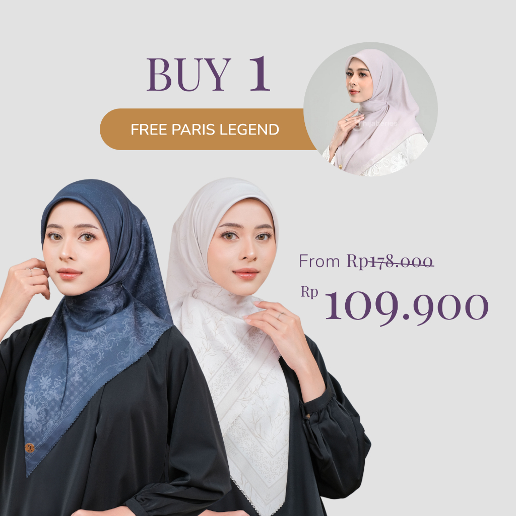 Jual [BUY 1 GET 1 HIJAB] Hijaberies - Atalia Digital (Hijab Motif ...
