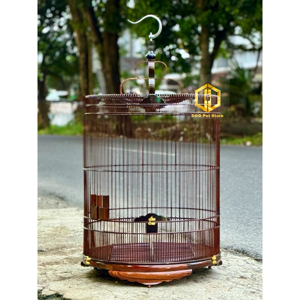 Jual Sangkar Murai Batu Tebok Ceper Kayu Sonokeling Premium no.2 (dm.58 ...