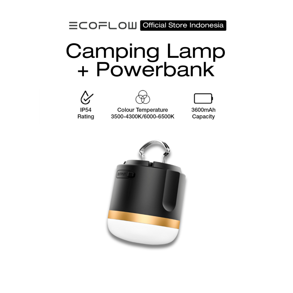 Jual EcoFlow Waterproof Multi-Functional Magnetic Camping Light ...