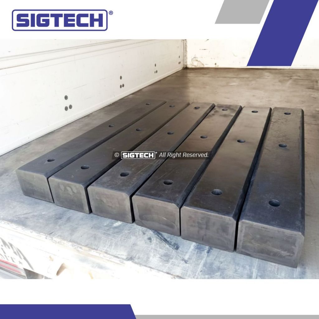 Jual Rubber Bumper Loading Dock Solid Rubber + Dynabolt | Shopee Indonesia